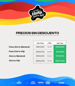 Festival Fauna Primavera 2025 ya llegó: revisa la venta de entradas y el line up internacional