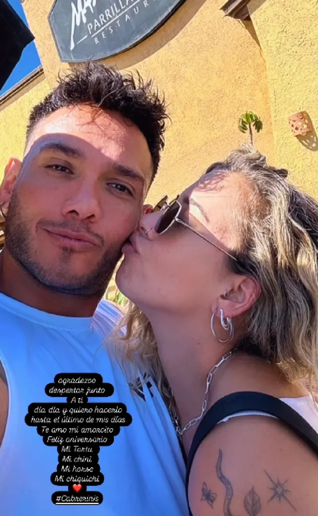 La dedicatoria de Titi Magrini a Iván Cabrera por su aniversario