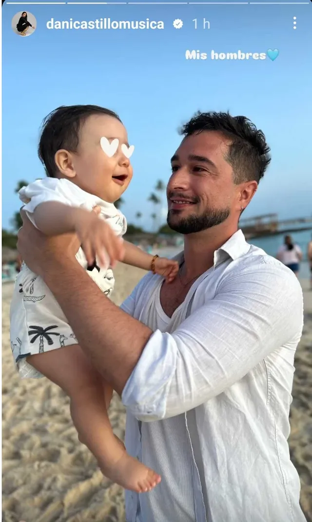 Con bebé y esposo de vacaciones: feliz pasar de Daniela Castillo