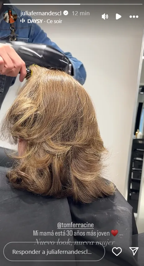 Julia Fernandes sorprendió a su mamá con inusual regalo para darle ...