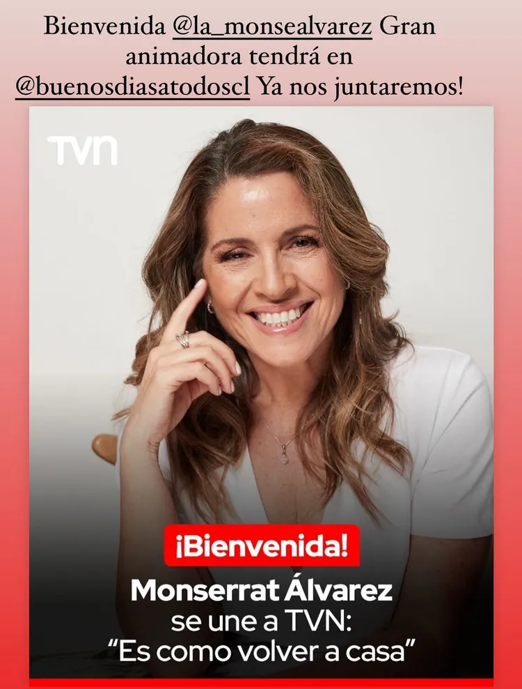 Mensaje de María Luisa Godoy a Monse Álvarez por arribo a TVN